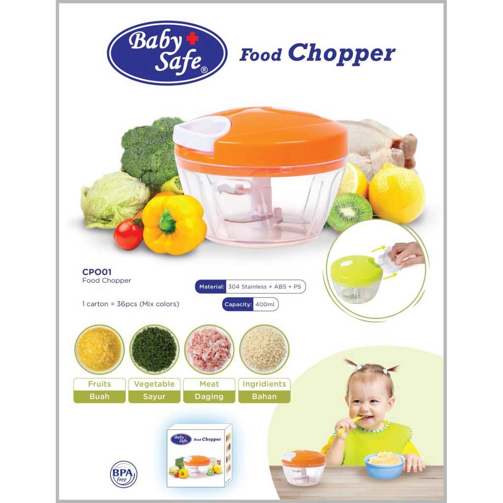 Jual Baby Safe Food Chopper - Food Cooker & Blender Makanan Bayi ...