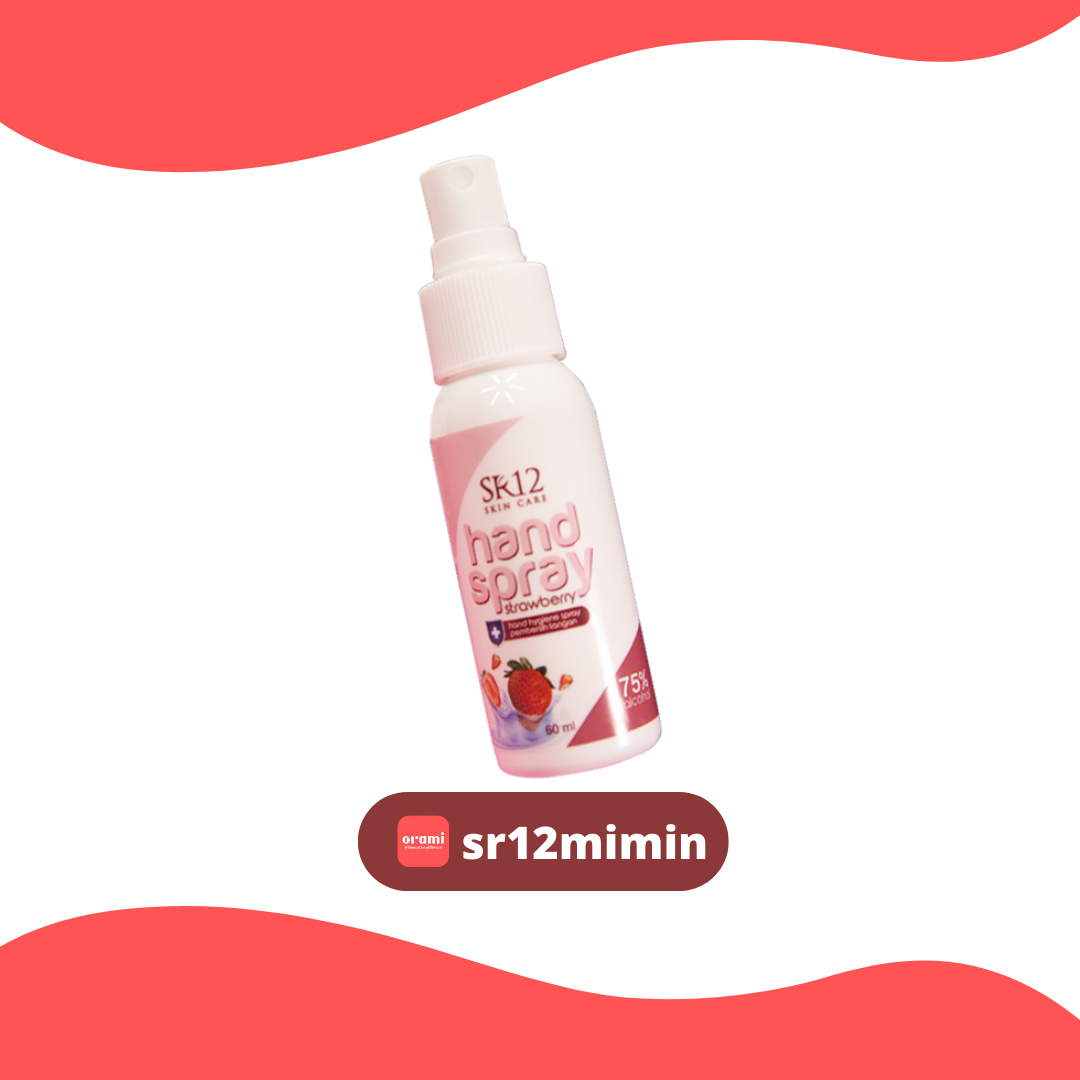 Jual SR12 HANDSPRAY STRAWBERRY 60 ML HAND SANITIZER SPRAY AROMA STROBERI - Kecantikan Termurah ...