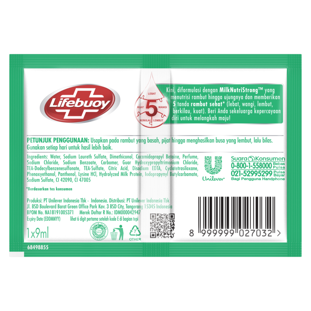 Jual Lifebuoy Shampoo Strong & Shiny 9Ml - 1 Karton - Perawatan Diri ...